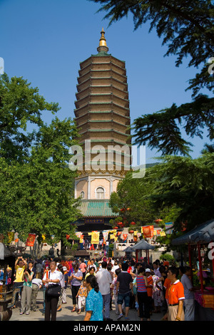 Pagoda in the Badachu Park,Beijing Stock Photo - Alamy