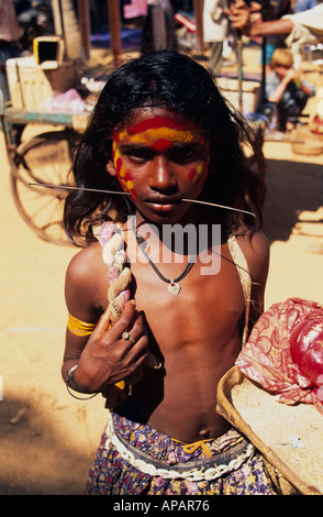 Sadhu Stick Boy Anjuna Market Goa India Stock Photo - Alamy