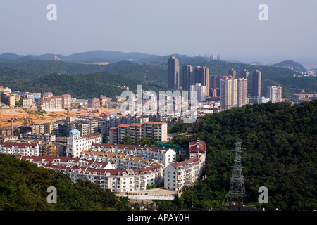 Bird's-eye view of Dalian Stock Photo - Alamy