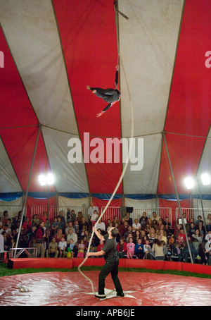 circus performers and audience Stock Photo - Alamy