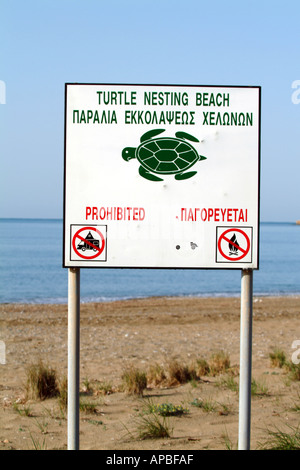 cyprus turtle nesting beach Stock Photo - Alamy
