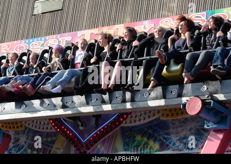 "Disco Fever" funfair ride Stock Photo - Alamy