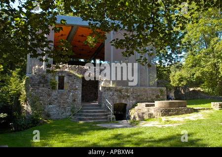 Excavations, castle Vlotho on the Amtshausberg, Teutoburg Forest, North ...