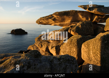 Pulpit Rock, Peninnis Head, St. Mary's, Isles of Scilly, UK Stock Photo ...