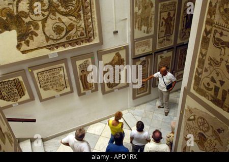 A guide with his clients in the Bardo Museum Stock Photo - Alamy