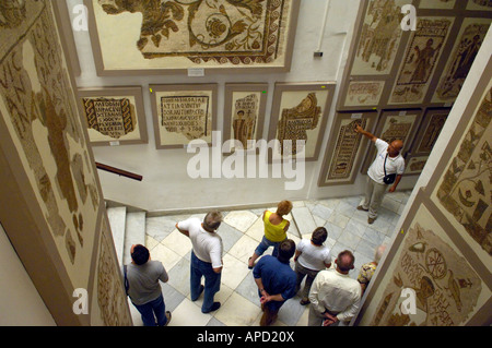 A guide with his clients in the Bardo Museum Stock Photo - Alamy