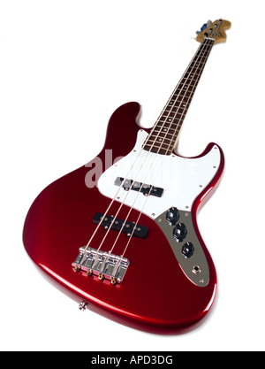 Candy Apple Red Electric Guitar Stock Photo - Alamy