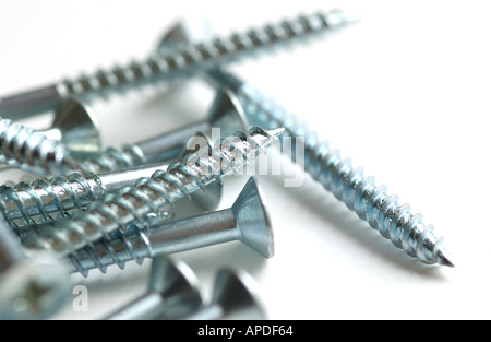 Close up of Posi drive screws screw Stock Photo - Alamy