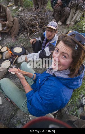 Making chapati in Pakistan Stock Photo - Alamy