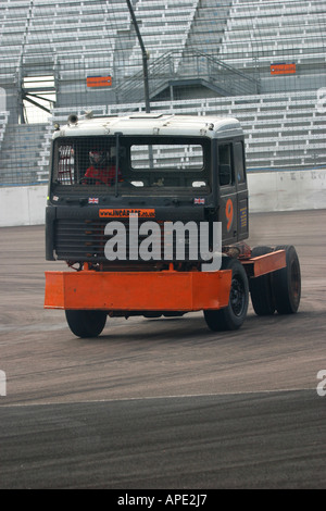 Big Rig Truck Racing Stock Photo - Alamy