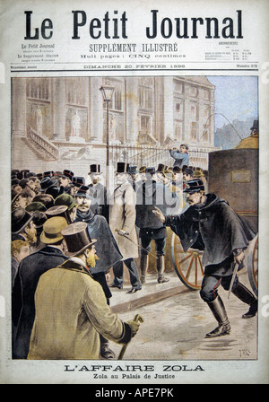 Paris, The trial of Emile Zola (1898 Stock Photo - Alamy