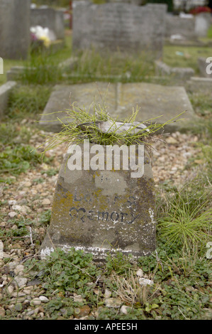 Damaged and neglected grave Stock Photo - Alamy