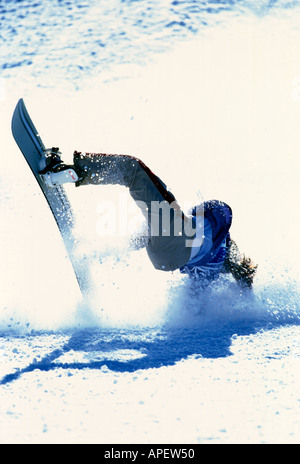 snowboarding wipeout sequence Stock Photo - Alamy