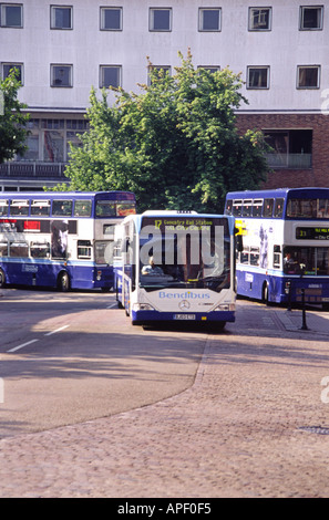 Travel Coventry bus in city centre at Millennium Place, Coventry, West ...