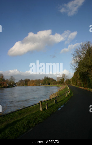 River Thames at Shepperton Stock Photo - Alamy