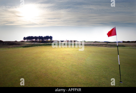 Burnside course 13th hole Carnoustie golf Links scotland Stock Photo ...