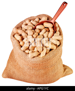 SACK OF MONKEY NUTS Stock Photo - Alamy