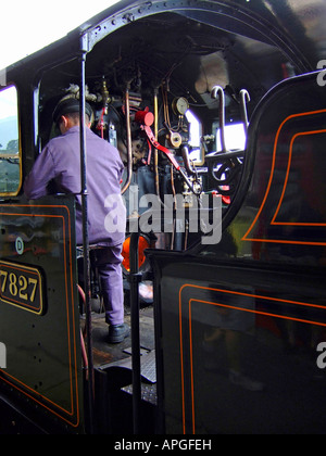 Paignton Kingswear steam railway locomotive Stock Photo - Alamy