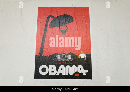 An election poster for the Barack Obama 2008 campaign by artist Shepard ...