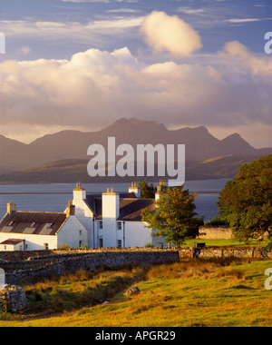 Melness House near Tongue Sutherland Scotland Ben Loyal is in the ...