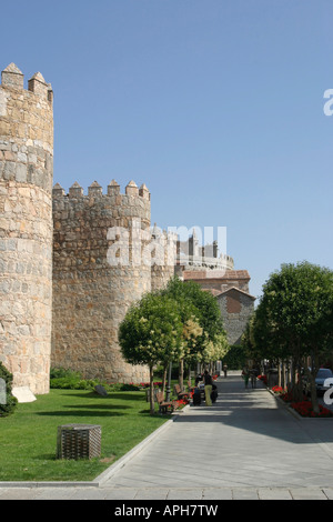 Avila classic city in Castile Central Spain Stock Photo - Alamy