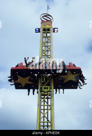 Drop Zone Funfair Ride Stock Photo - Alamy