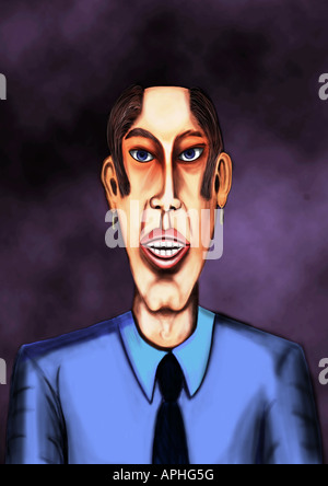 Illustration people man painted cartoon two dimension 2d computer ...