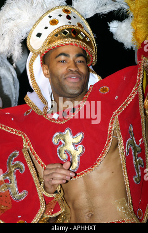 Man dressed as a Brazilian Carnival dancer at the New York Gay Pride ...