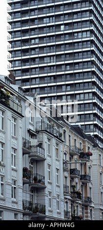 Modern face building Stock Photo - Alamy