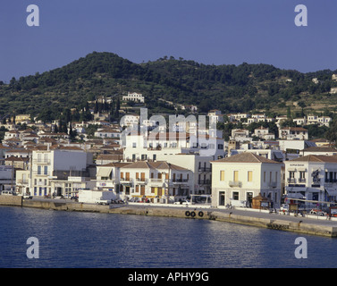 geography / travel, Greece, island Spetsai, city views, view ...