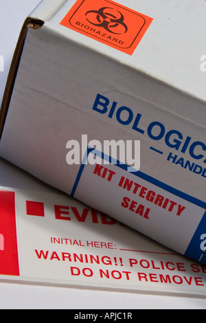 Biohazard Labeled Biological Specimen Cardboard Box for Blood Draw and ...