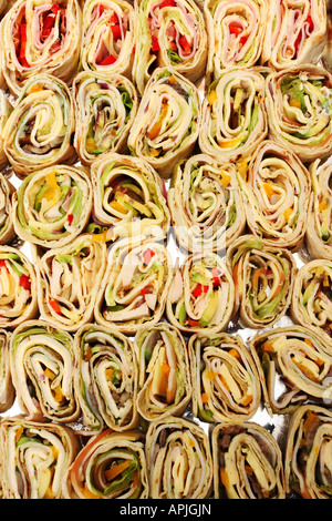 finger food, wrap, finger foods, wraps Stock Photo - Alamy