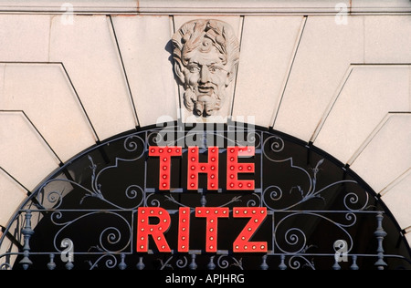 The Ritz Hotel, London. The Palm Court, which serves 'Tea at the Ritz ...