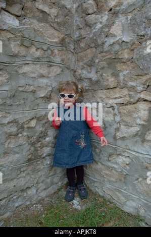 Little girl cornered Stock Photo - Alamy