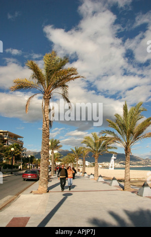 The waterfront of Costa Blanca tourist resort Altea, Spain Stock Photo ...