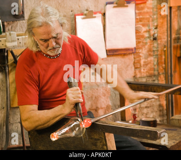 Gibraltar Making glass ware at Gibraltar Crystal in Casemates Square ...