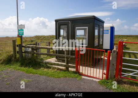 Sentry post at entrance to military firing range Stock Photo - Alamy