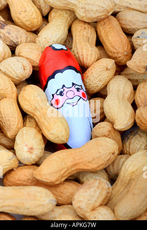 Many chocolate Father Christmases, chocolate Father Christmases, Father ...