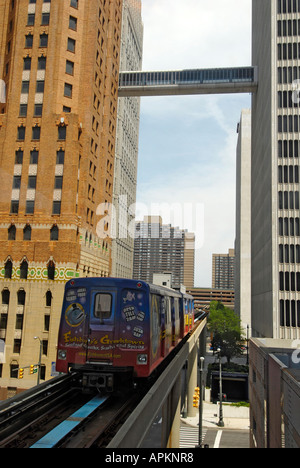 Detroit People Mover Train Stock Photo - Alamy