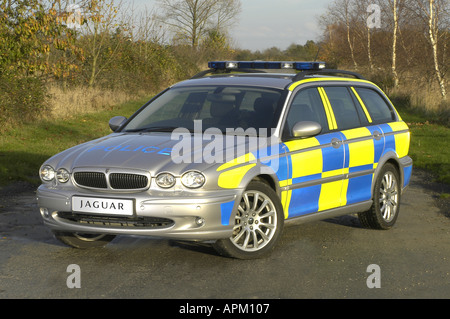 Jaguar Police Car Stock Photo - Alamy