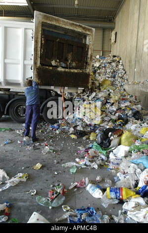 Waste recycling plant Majorca Balearic Islands Spain Stock Photo - Alamy