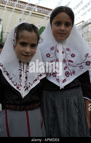 Pageses Traditional clothing of Mallorca Majorca Spain Balearic Islands ...
