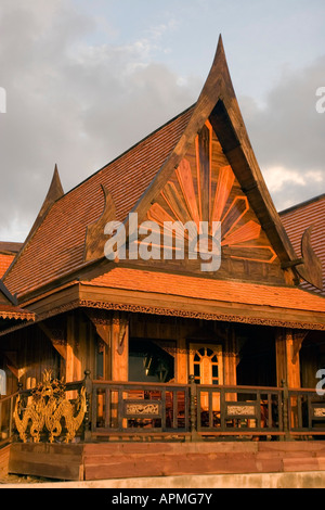 Bungalows and Hat Rin Nok beach Ko Pha Ngan island Thailand Stock Photo ...