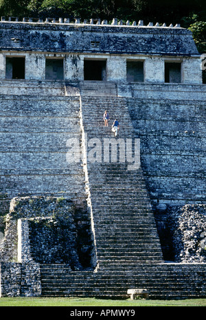 Tomb of Pakal inside The Temple of the Inscriptions Palenque Chiapas ...