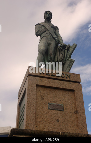 The statue of Lord Nelson in National Heroes Square Bridgetown Barbados ...