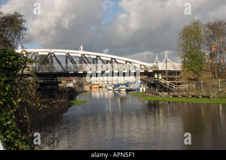Hayhurst Swing Bridge Northwich Cheshire after repairs in 2004 Stock ...