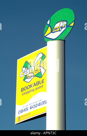 bus stop stagecoach timetable sign Stock Photo - Alamy