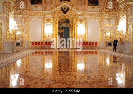 Interior of the Alexandrovskiy (St. Alexander's) Hall, The Grand ...