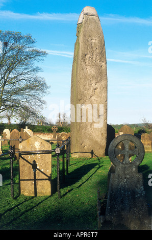 Rudston monolith, the tallest standing stone in the UK in the Stock ...