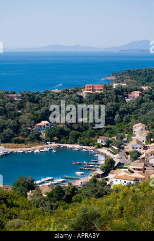San Stephanos Village and Harbour, Corfu, Greece Stock Photo - Alamy